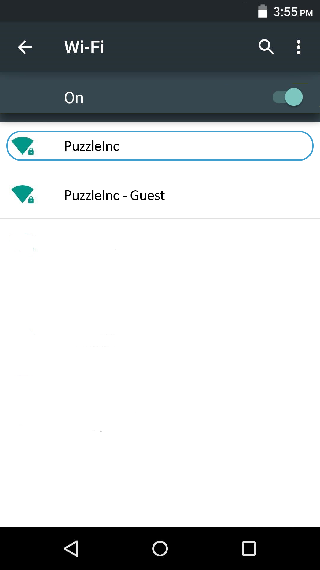 How to connect to the company wireless network?