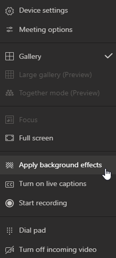 How to set a custom background in Microsoft Teams?